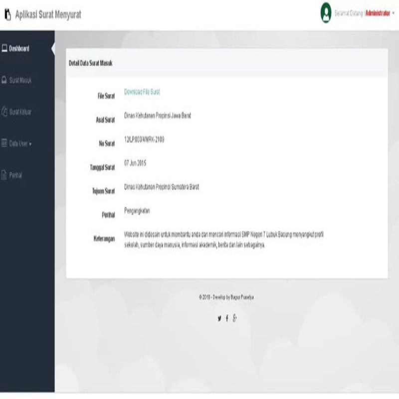 Jual SOURCE CODE - Aplikasi Manajemen Surat Berbasis WEB | Shopee Indonesia
