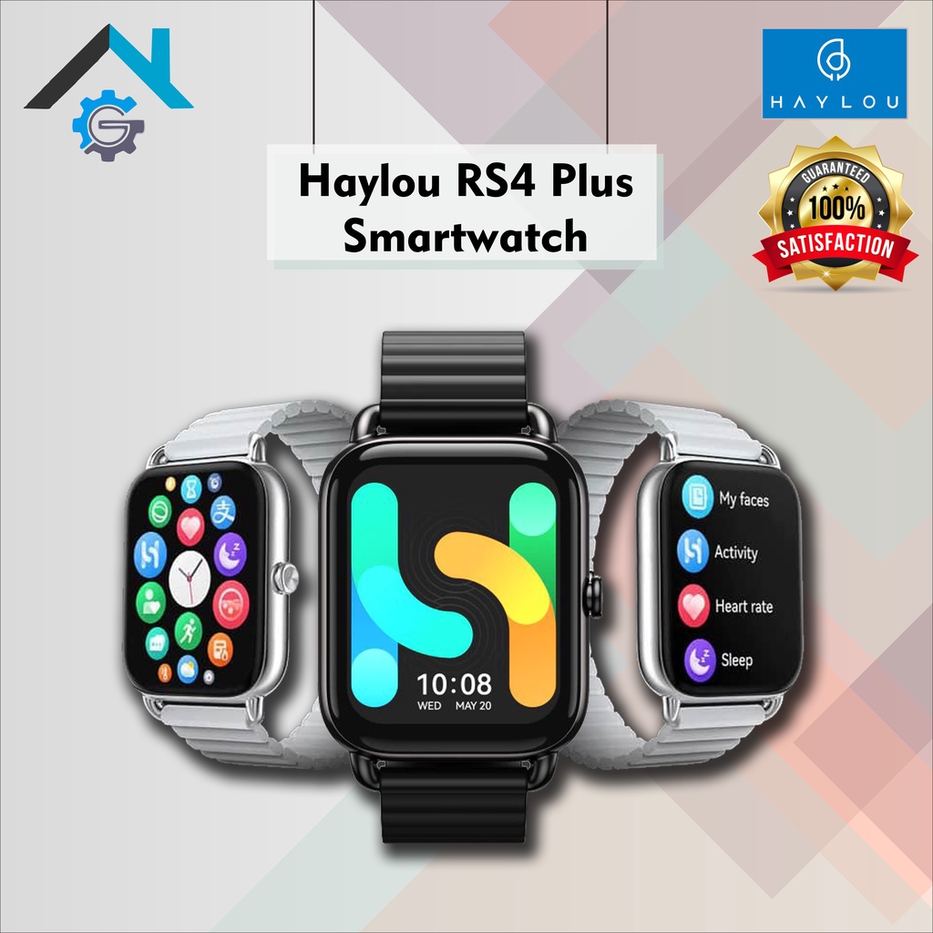 Jual Haylou RS4 Plus Smartwatch SpO2 AMOLED IP68 Sport Mode Watch ...