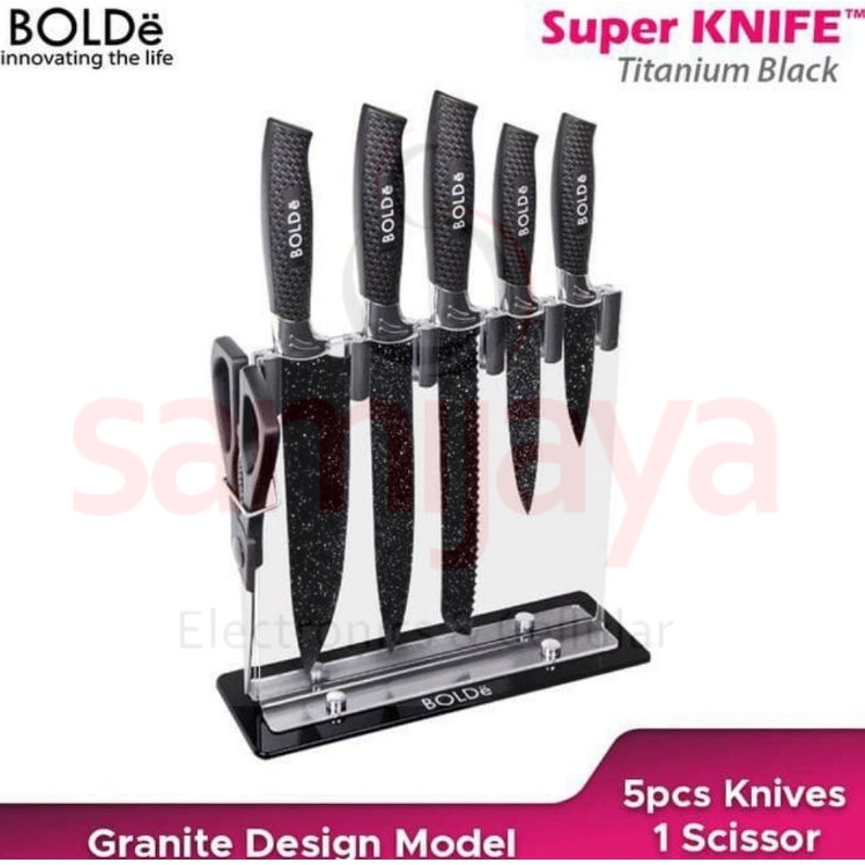 Jual PISAU SET - BOLDE SUPER KNIVES GRANITO 7PCS SET ITALIAN DESIGN ...