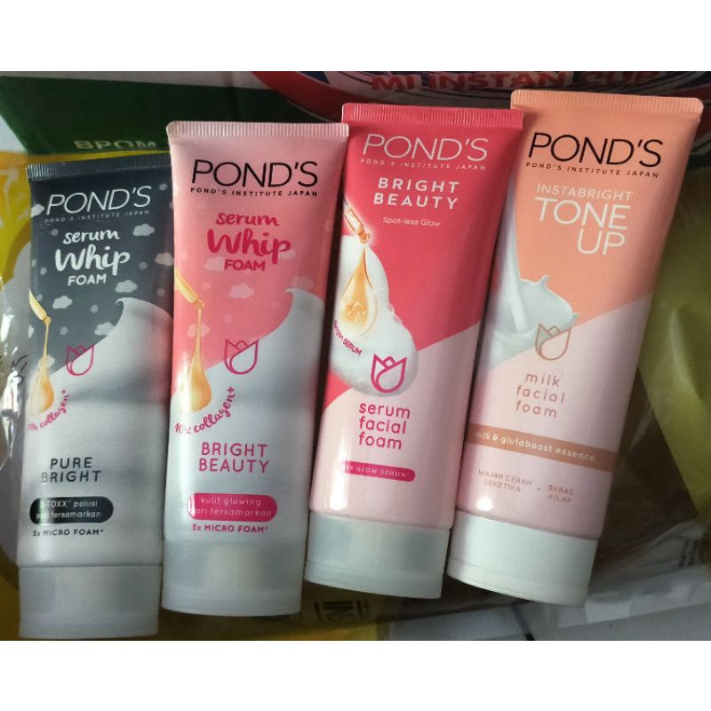 Jual ponds facial foam bright beauty 100ml | Shopee Indonesia