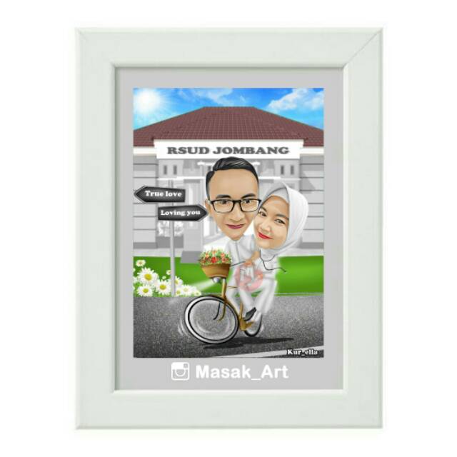 Jual Karikatur Ultah Unik | frame 10Rs | Shopee Indonesia
