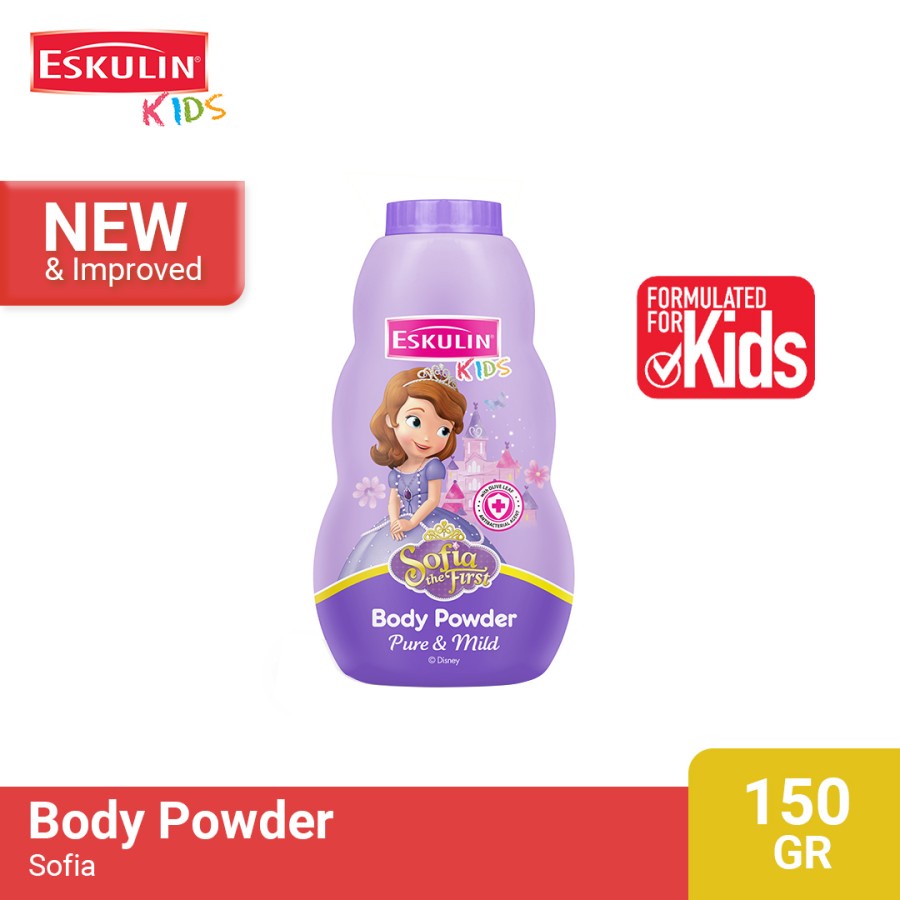 Jual CL eskulin kids body powder 150gr bedak anak | Shopee Indonesia