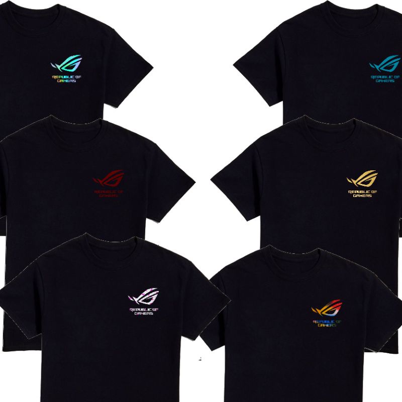 Jual Premium Kualitas Bahan Tebal Bisa Cod / Kaos Gamers Rog / Baju ...