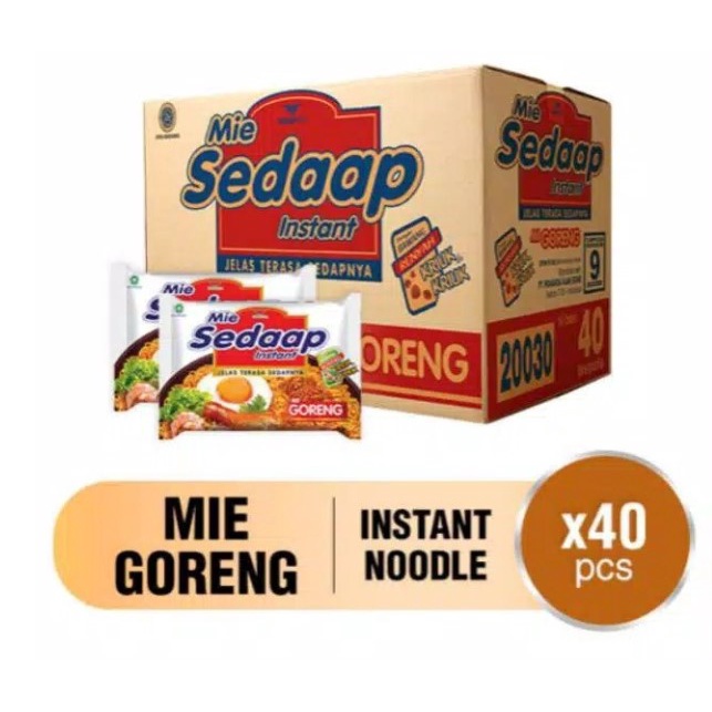 Jual MIE SEDAP GORENG | 1 DUS ISI 40pc Indonesia|Shopee Indonesia
