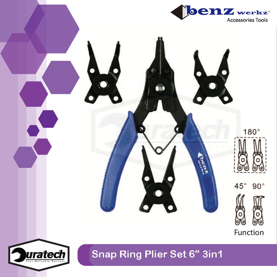 Jual Benz tang sepi sepy spi set 4 mata / Alat pasang ring lacip ...