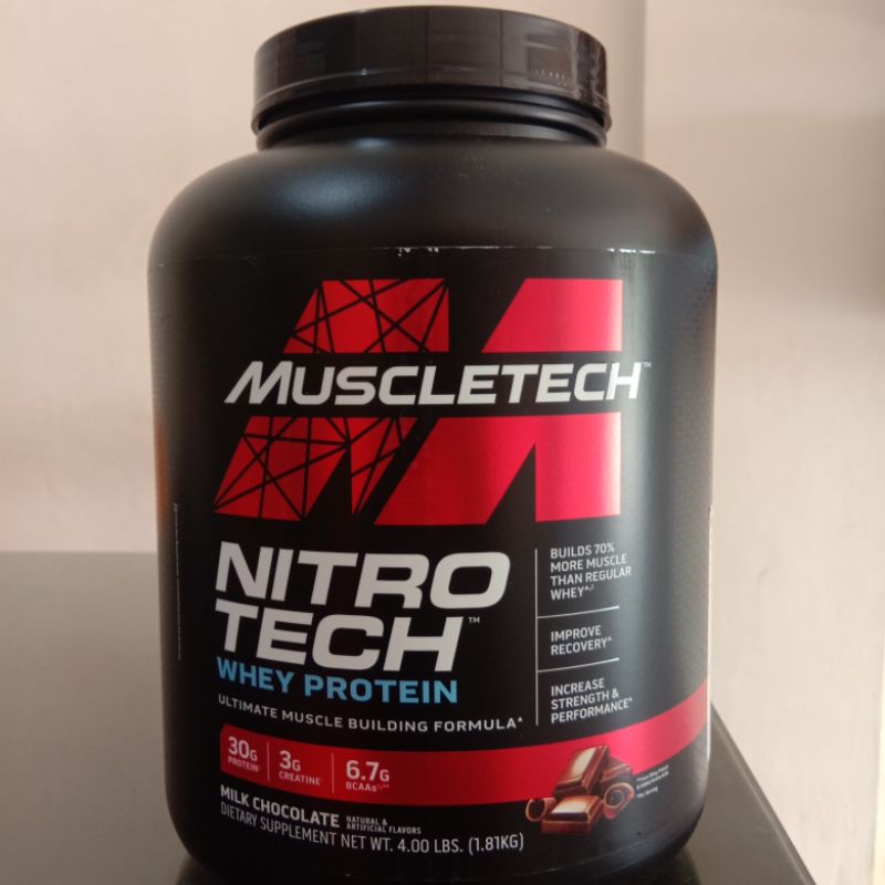 Jual Muscletech Nitrotech Whey Performance 4lb | Shopee Indonesia
