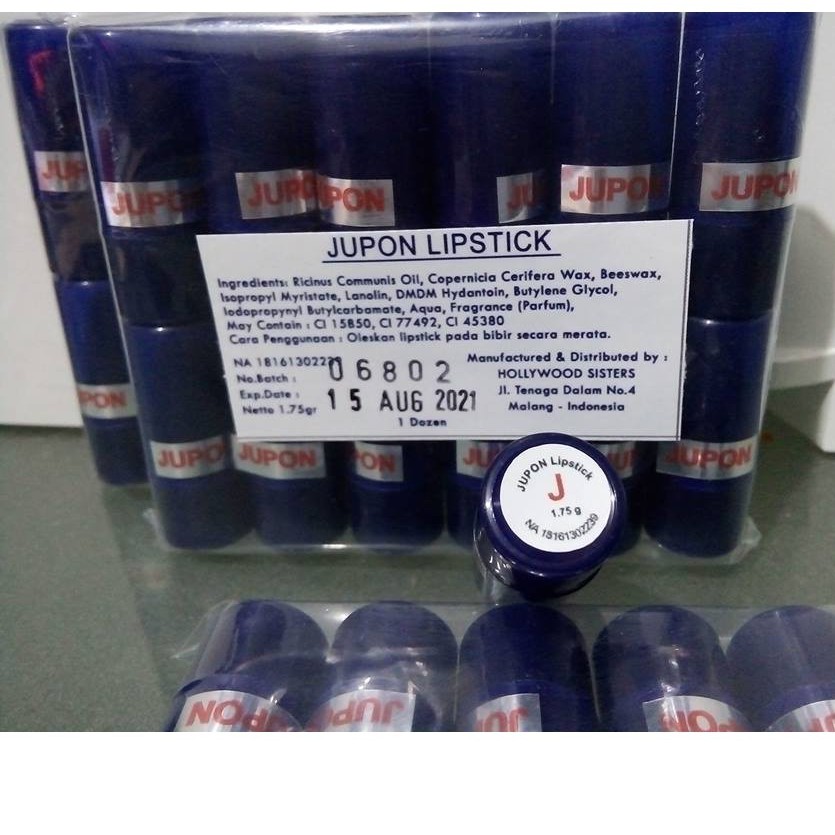 Jual JUPON MINI LIPSTIK Lisptik ORIGINAL (BPOM) | Shopee Indonesia