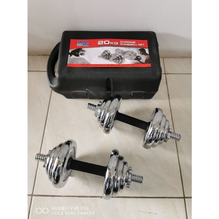 Jual DUMBLE SET 20 KG + BAG | Shopee Indonesia
