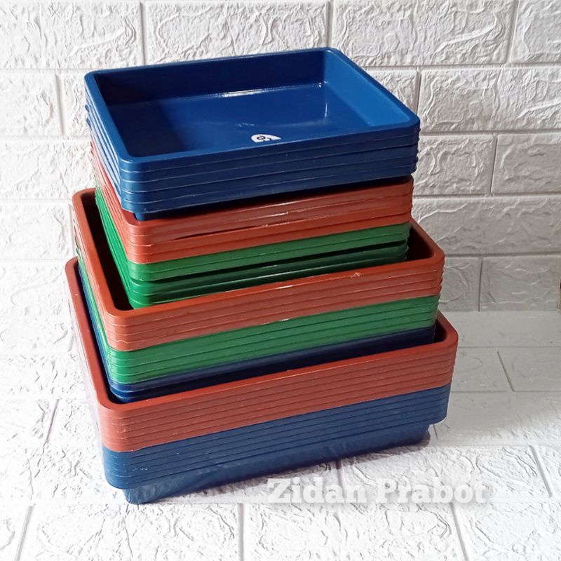 Jual Penampan / Nampan / Baki Plastik Persegi Berbagai Ukuran | Shopee ...