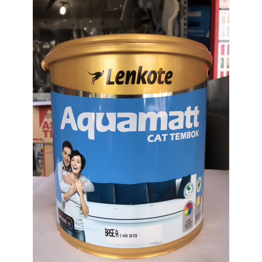 Jual Cat Tembok Lenkote Aquamatt | Shopee Indonesia