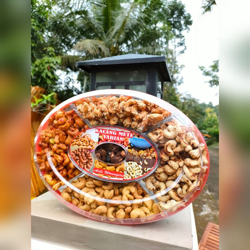 Jual KACANG METE MIX 5 RASA NETTO 1KG / KACANG METE TRAY NETTO 1KG ...