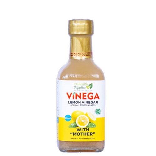 Jual Vinega Cuka LEMON 250ml (Botol Kaca) Indonesia|Shopee Indonesia