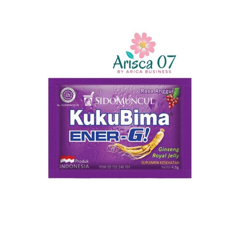 Jual kuku bima ener-G harga 1 box isi 6 sachet | Shopee Indonesia