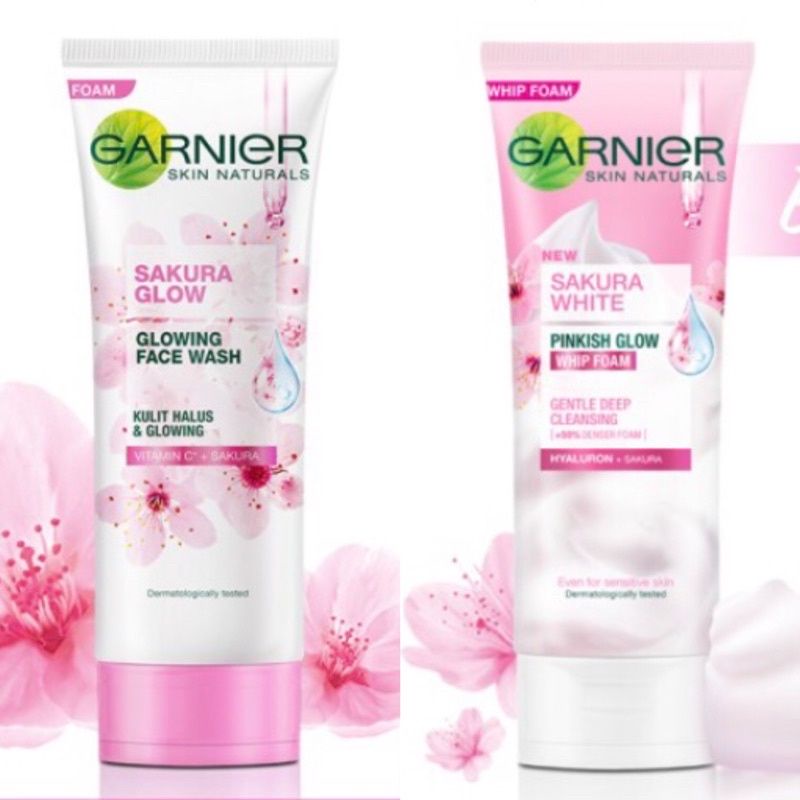 Jual Garnier Light Complete / Sakura White Facial Foam Sabun cuci muka ...