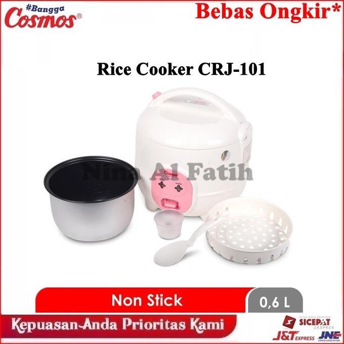 Jual Cosmos Rice Cooker 0,6 Liter Crj-101 / Mini Magic Com Crj101 Resmi Giantrastore | Shopee ...