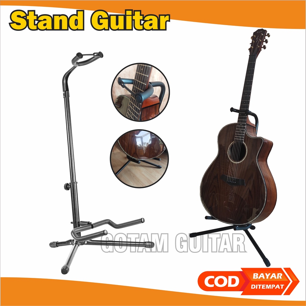 Jual Stand Gitar Bass Elektrik Stand Gitar leher lock Stand Gitar Long ...