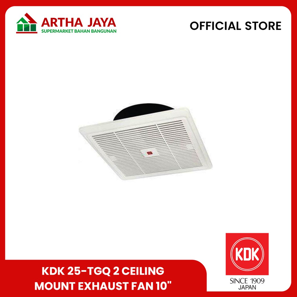 Jual KDK CEILING EXHAUS VENTILASI PLAFON 25-TGQ2 10 INCH | Shopee Indonesia