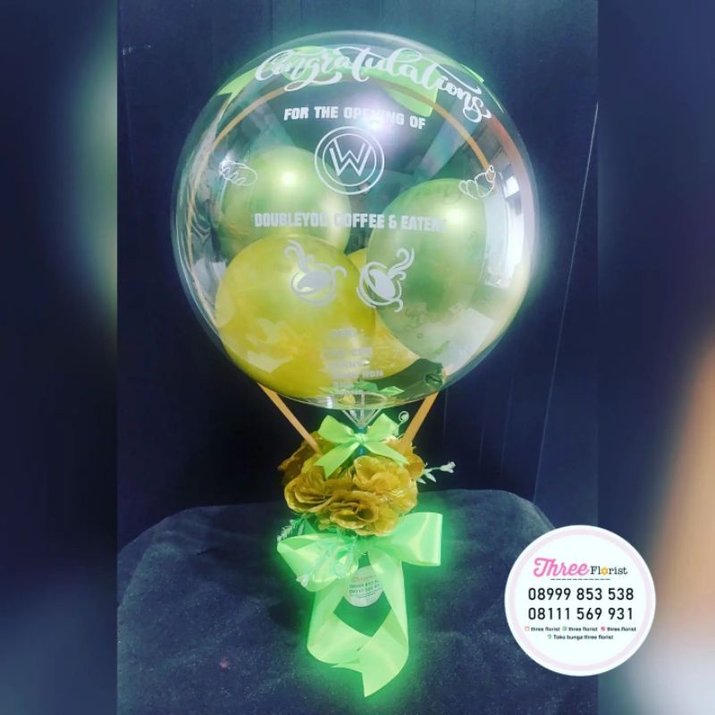 Jual box bunga balon / balon hadiah ucapan congratulations / hadiah ...