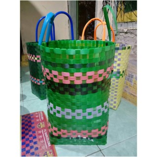 Jual KERANJANG ANYAM/KERANJANG BELANJA/KERANJANG SERBAGUNA/KERANJANG ...