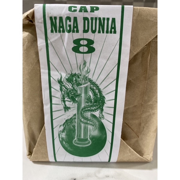 Jual Lilin cap Naga Dunia / lilin datuk 1tin isi 20bungkus, 1bungkus ...