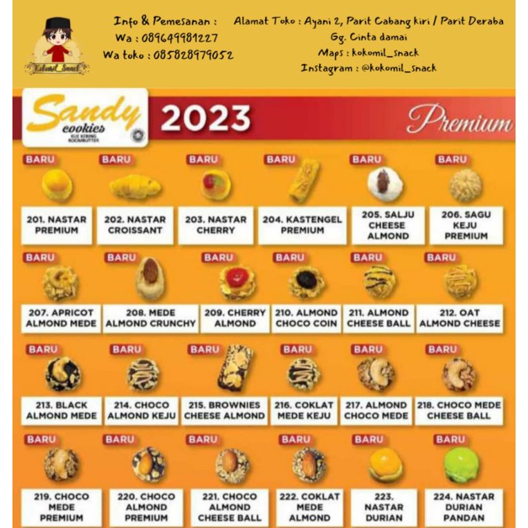 Jual Sandy Cookies 500gr | Shopee Indonesia