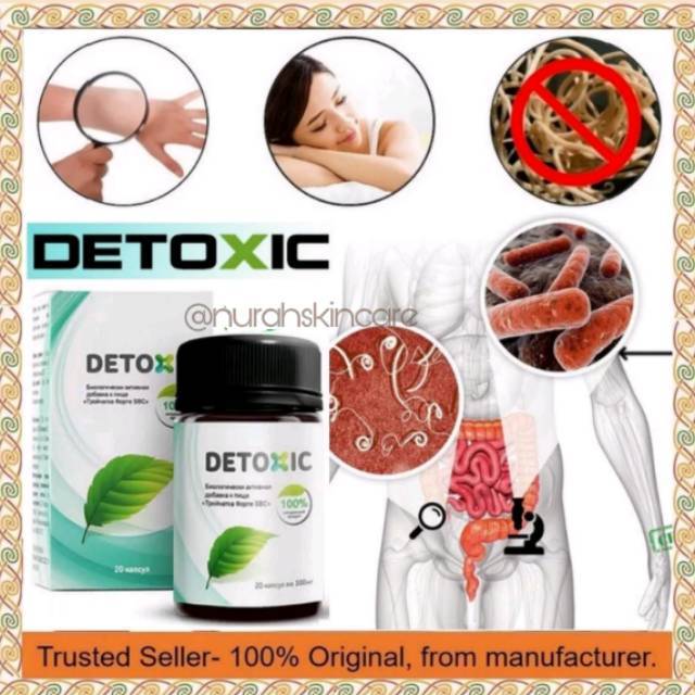 Detoxic Original Import Russia / Detox Parasite / Pembersih Usus ...