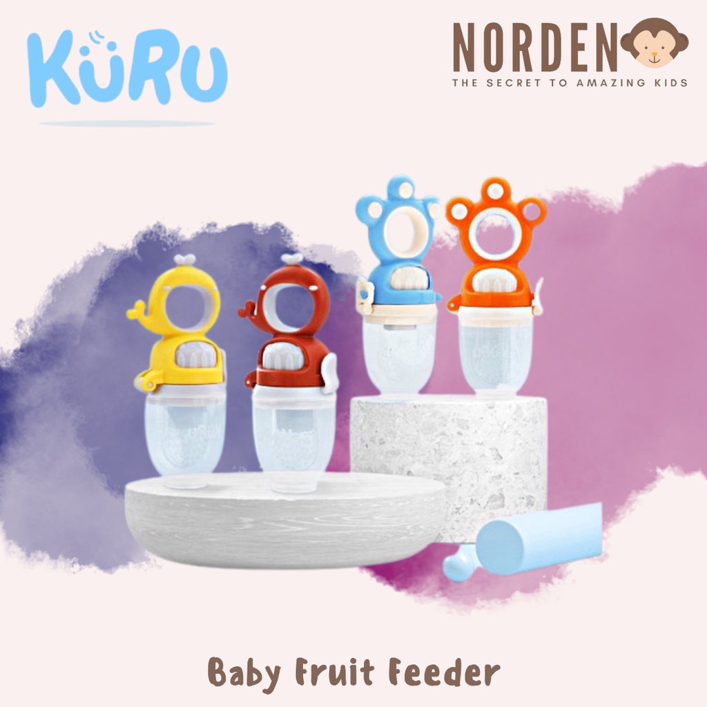 Jual [ND] Kuru Fruit Feeder / Kompeng Buah Bayi / Empeng Buah Putar ...