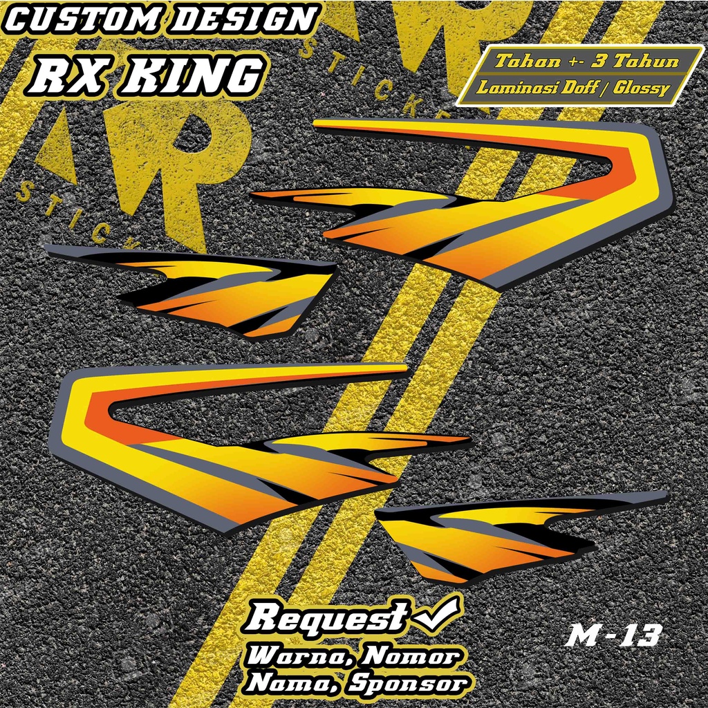 Jual Striping Rx King Custom desain | Sticker Rx king lis Variasi rx ...