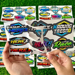 Jual Stiker Print Cut Stiker Motor Stiker Racing Sticker Motor | Shopee ...