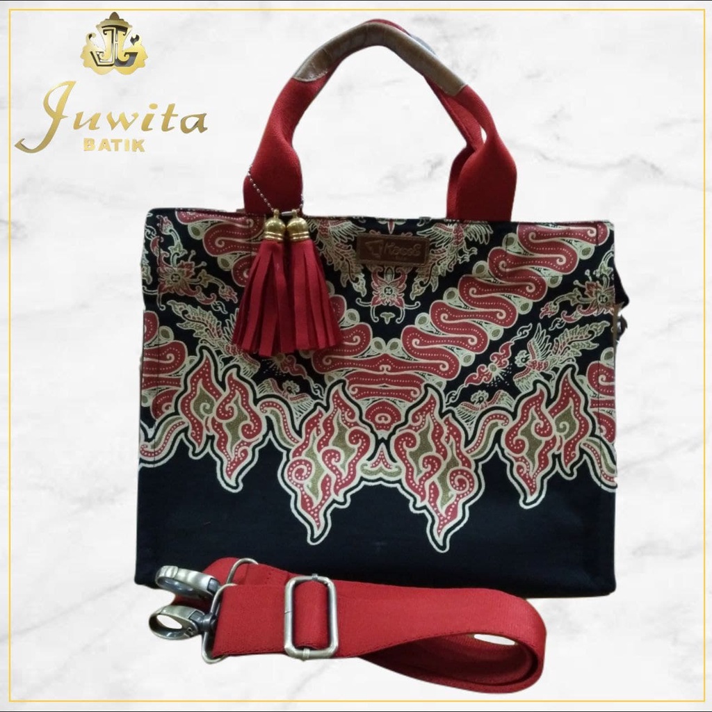 Jual Tas Batik Denim Bag 3N7G | Shopee Indonesia