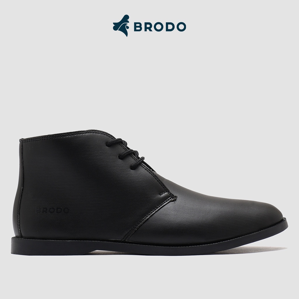 Jual BRODO - Sepatu Formal Thompson Lite Full Black | Shopee Indonesia
