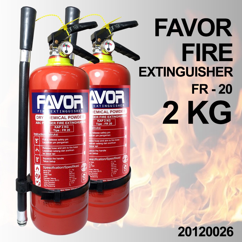 Jual APAR 2KG / TABUNG PEMADAM KEBAKARAN MURAH / ALAT PEMADAM API FR-20 ...