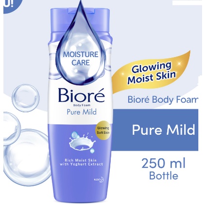 Jual Biore Beauty Body Foam Pure Mild Botol 250 ml (Sabun Mandi Cair ...