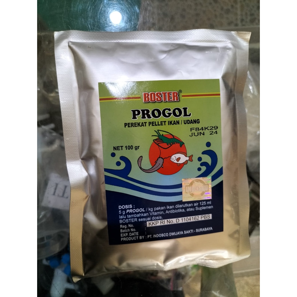 Jual BOSTER Progol Perekat Pelet Ikan dan Udang 100 Gram | Shopee Indonesia