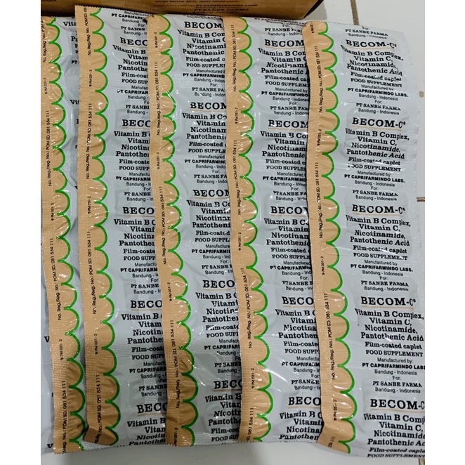 Jual BECOM C (10tablet) | Shopee Indonesia