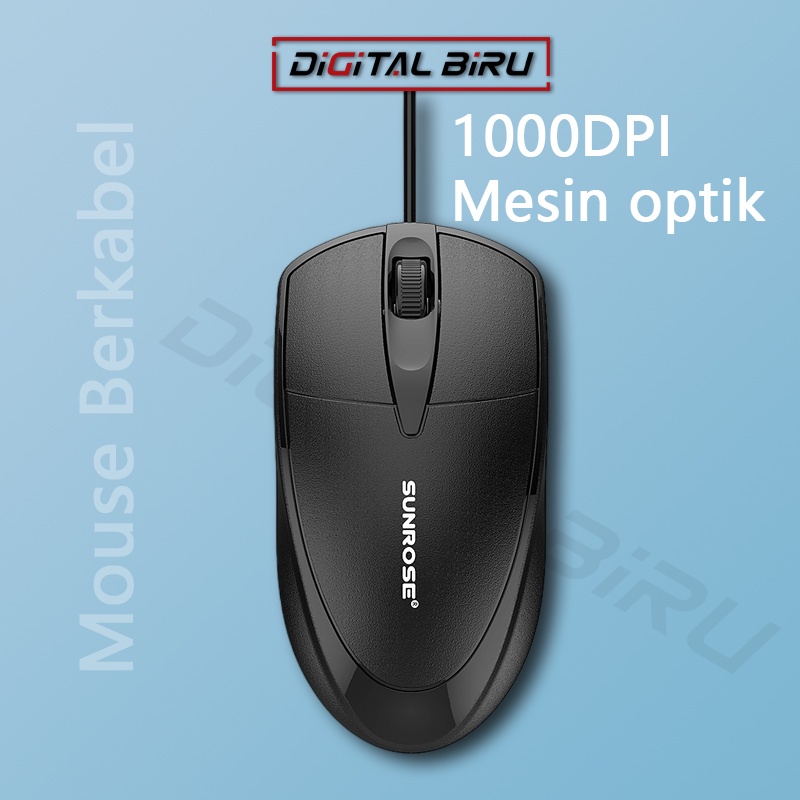 Jual Mouse Bisnis Berkabel USB Fotolistrik Rumah Kantor Desktop Laptop ...