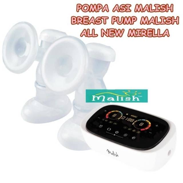 Jual pompa asi breast pump malish all new mirella | Shopee Indonesia