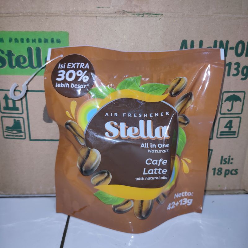 Jual Stella Gantung Pengharum Ruangan All In One CAFFE LATTE 55g - isi XTRA 30% LEBIH BESAR ...