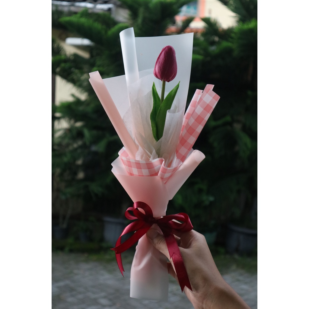 Jual buket bunga / buket korea / korean bouquet / buket bunga tulip ... Jual buket bunga / buket korea / korean bouquet / buket bunga tulip ...