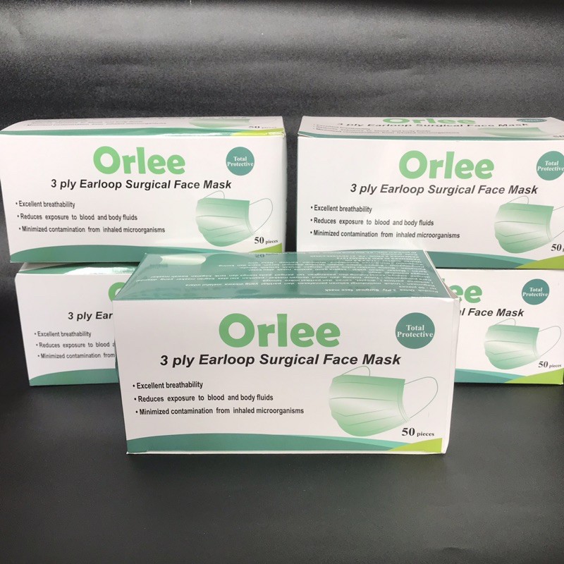 Jual MASKER ORLEE EARLOOP 3PLY READY MEDIS | Shopee Indonesia