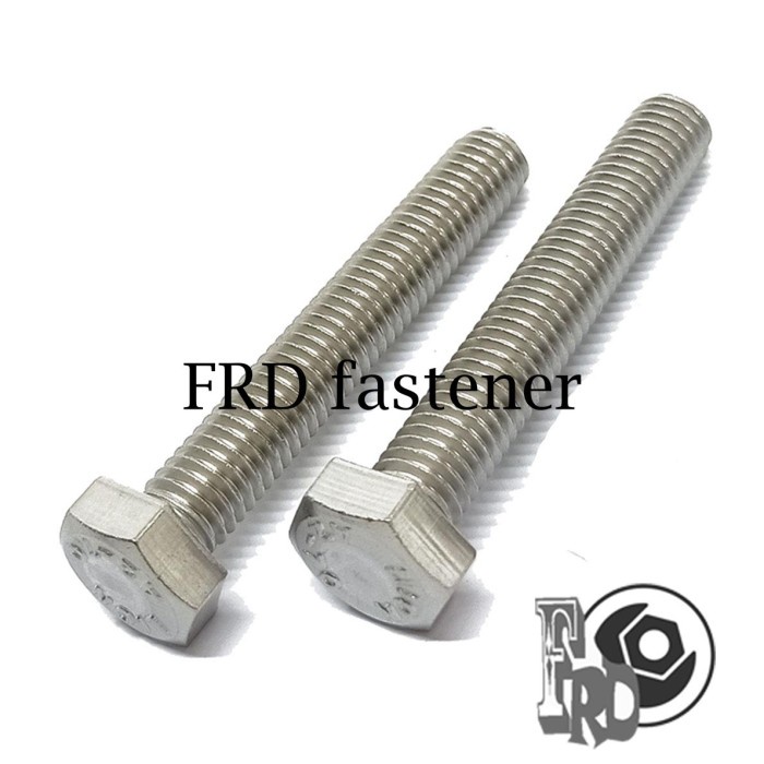 Jual BAUT STAINLEES STEEL 304 M14 DIAMETER 14MM KUNCI 21 PITCH DRAT 2.0 ...