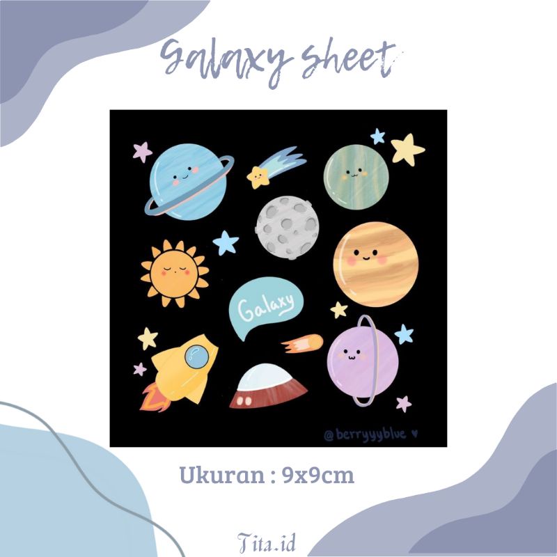 Jual STIKER TATA SURYA/GALAXY/NASA/PLANET | Shopee Indonesia