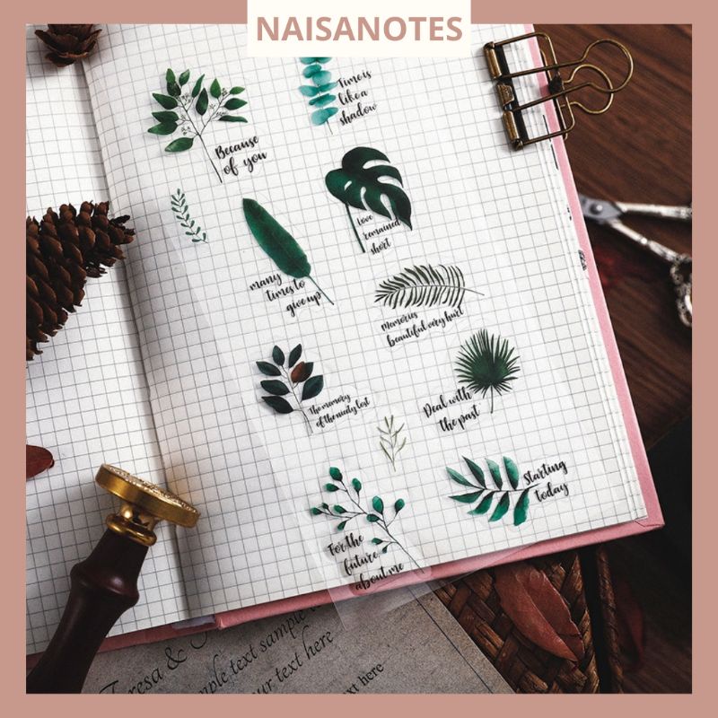 Jual STICKER TANAMAN PVC DAUN BUNGA FLOWER STIKER DECOR DIY JOURNALING ...