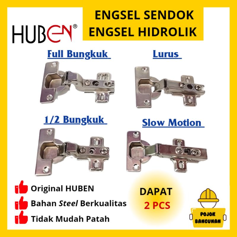 Jual ENGSEL SENDOK LEMARI HUBEN HIDROLIK FURNITURE (2 PCS) | Shopee ...
