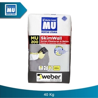 Jual MU 200 40kg semen mU/ Mortar Utama acian halus abu2 anti retak ...