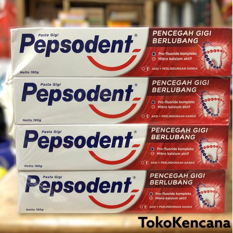Jual Pasta Gigi Pepsodent 190gr (12pcs) | Shopee Indonesia