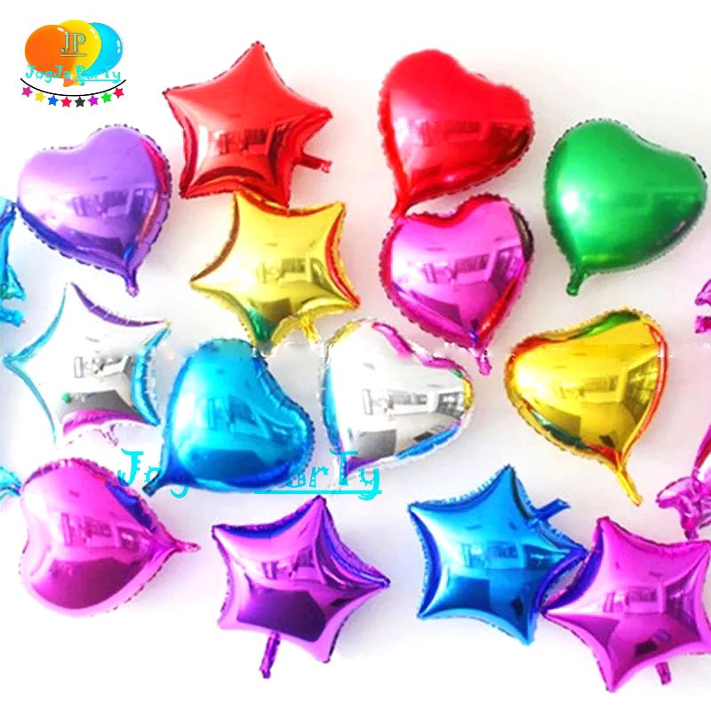 Jual Balon love 10" balon bintang 10" balon foil balon love mini balon ...