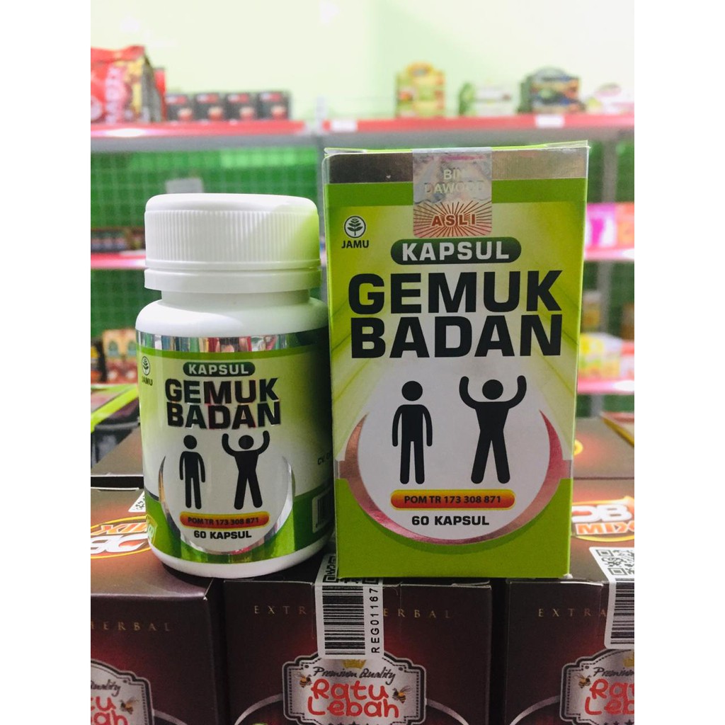 Jual Gemuk Badan original isi 60 kapsul | kapsul gemuk badan asli 100% ...