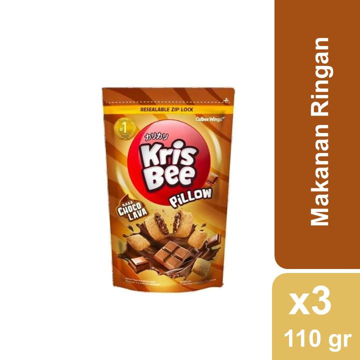 Jual Krisbee Pillow Snack Chocolava 3 x 110 gr | Shopee Indonesia