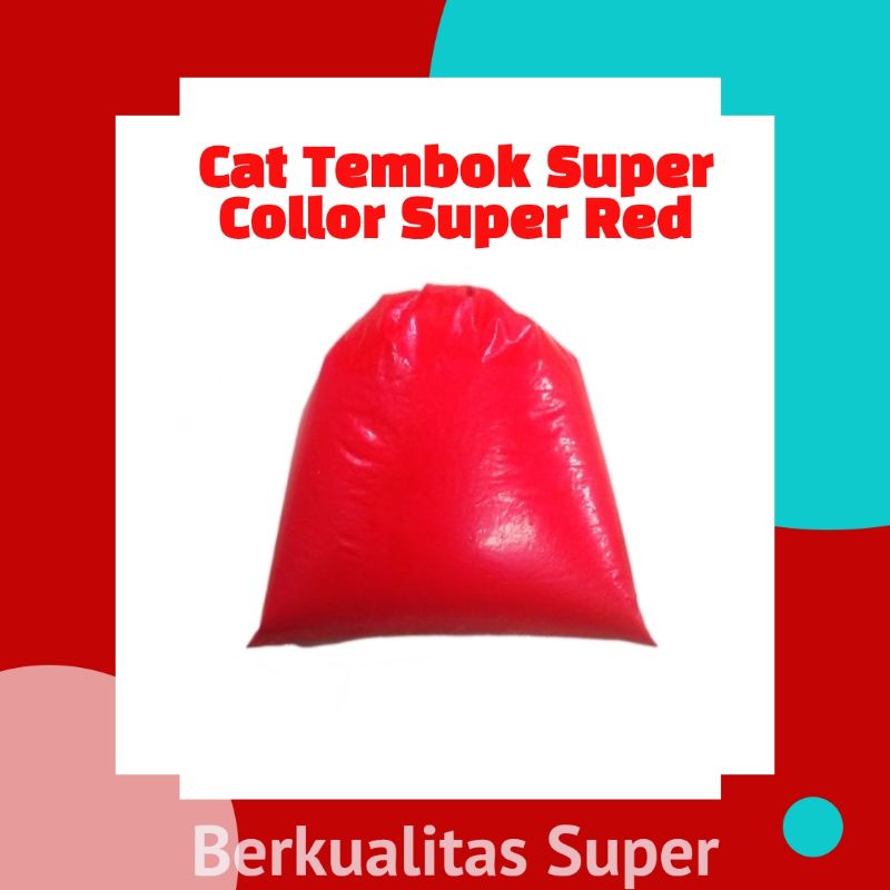 Jual Cat Tembok Kiloan 1Kg Warna Merah / Cat Tembok 1Kg / Cat Tembok ...